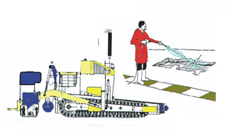 High Pressure cleaning of Asphalt and Finishing Machines